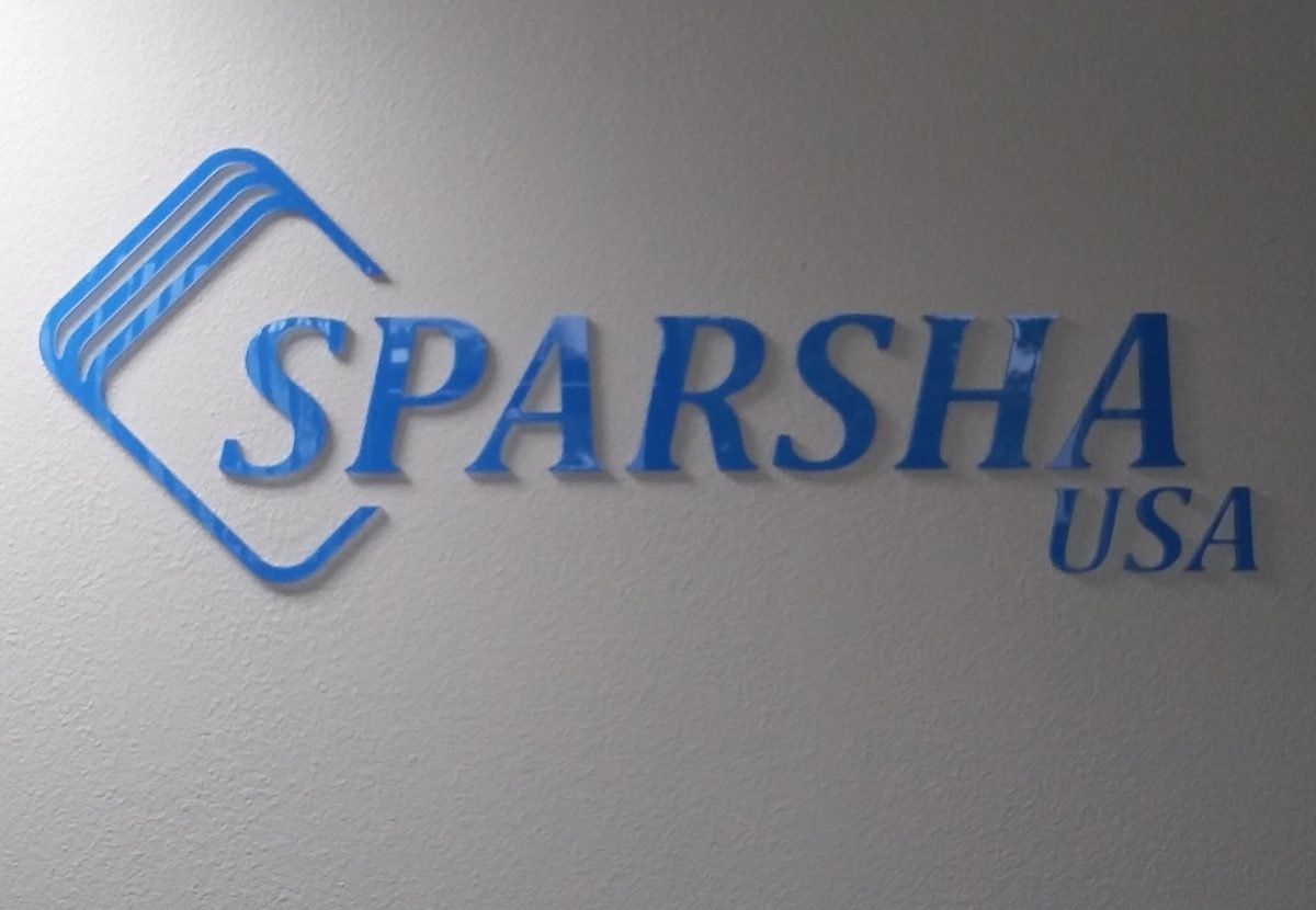 Sparsha Lobby Sign with 3D letters – Signs For America